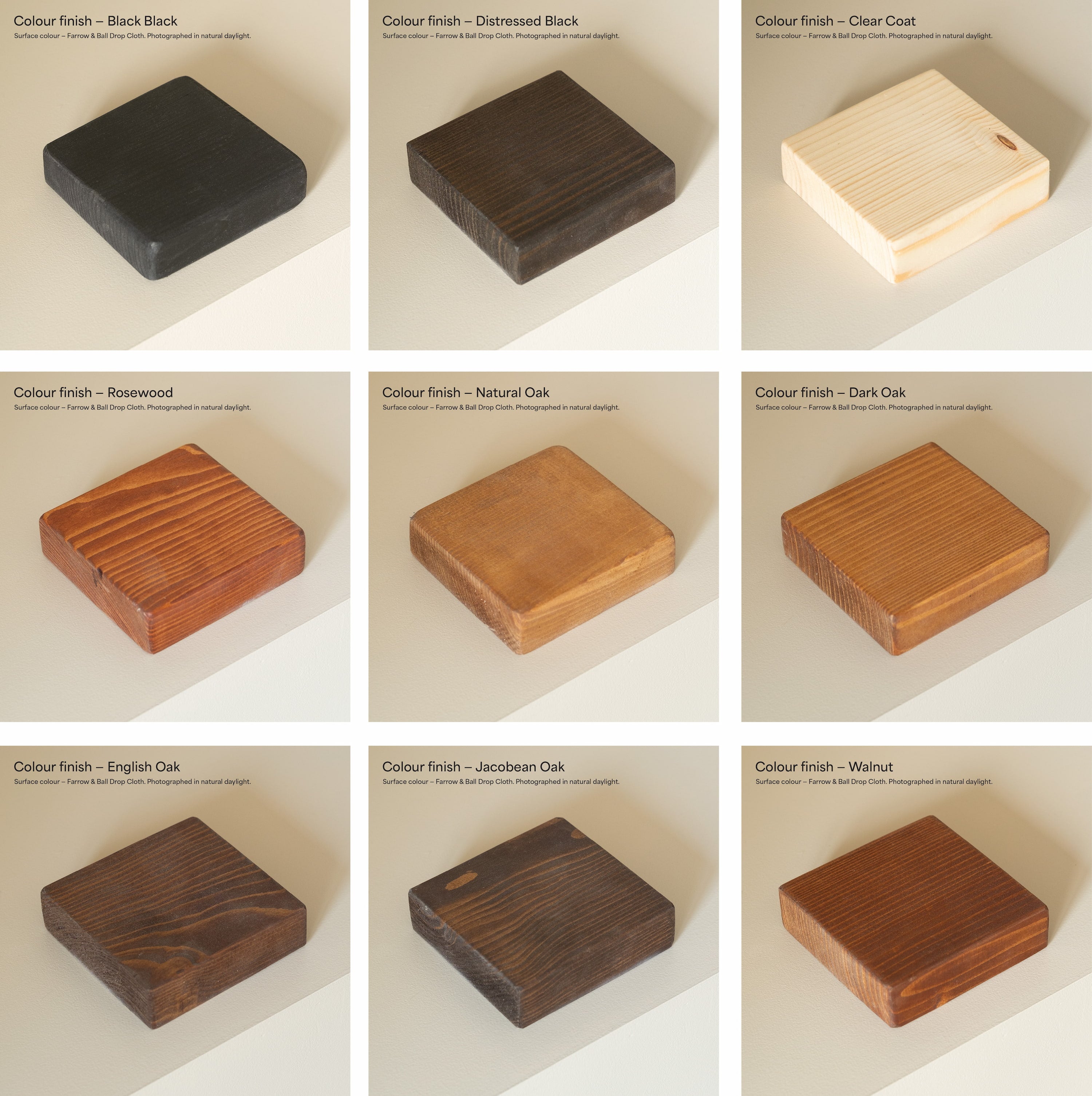 Wood Finish Samples – Pastos Co